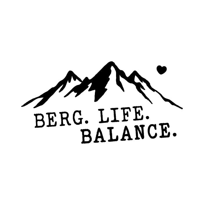 T-Shirts & Hoodies "Berg. Life. Balance." – meinherzschlag.de