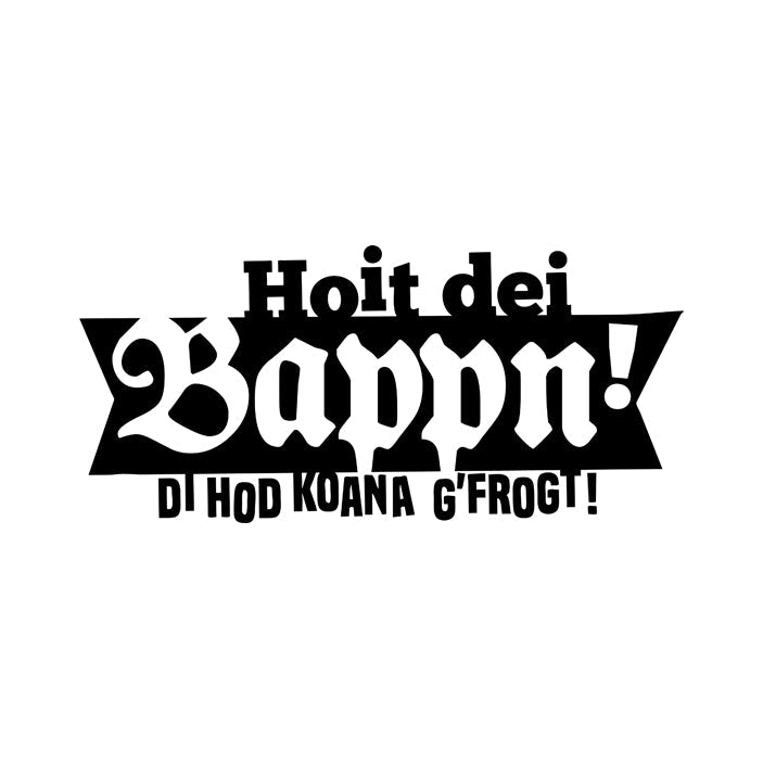 T-Shirts "Hoit dei Bappn!" – meinherzschlag.de